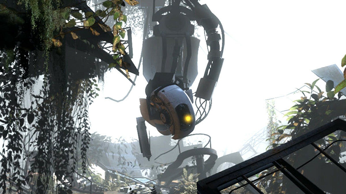 Голос GLaDOS призывает отправлять электронные письма с просьбами ...