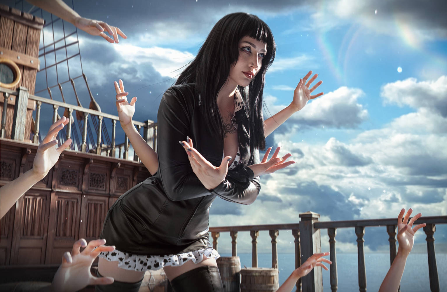 Археолог из команды «Соломенной Шляпы»: модель показала косплей Нико ...