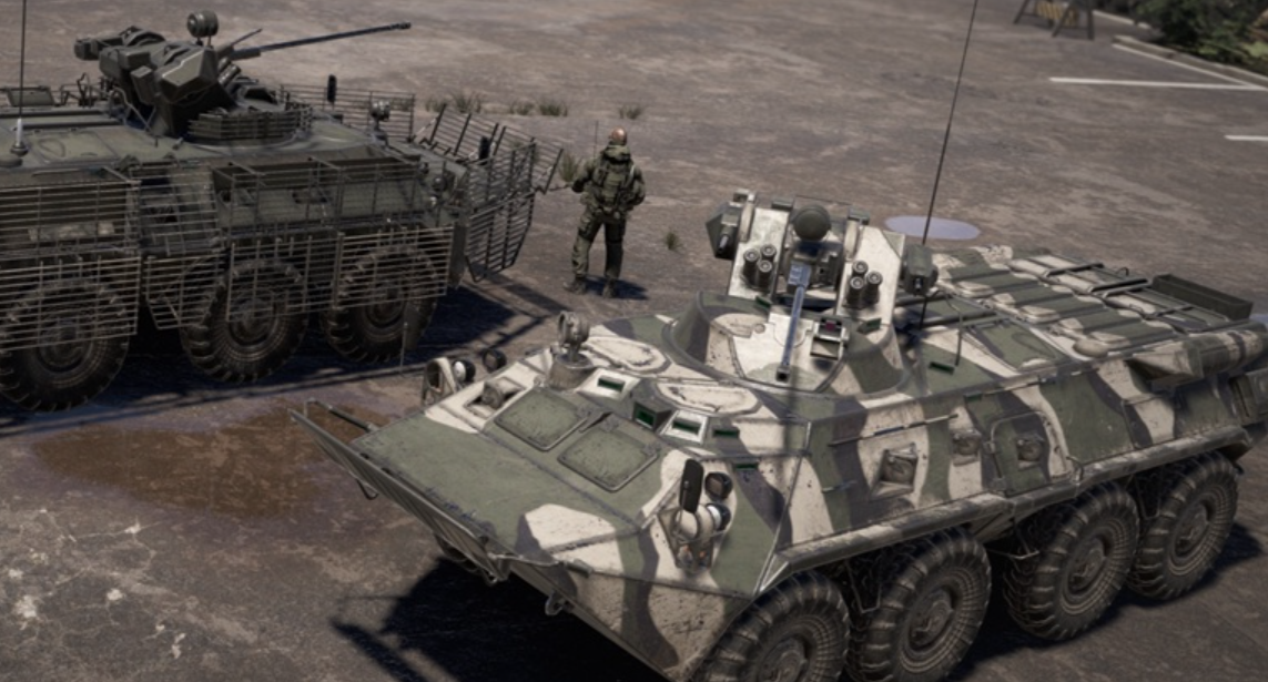 Авторы российской RTS Broken Arrow показали бронетранспортёры США и РФ