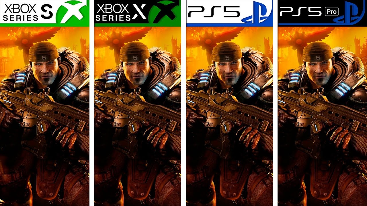 Как Gears of War: Reloaded работает на Xbox Series X|S, PS5 и PS5 Pro? Видеосравнение