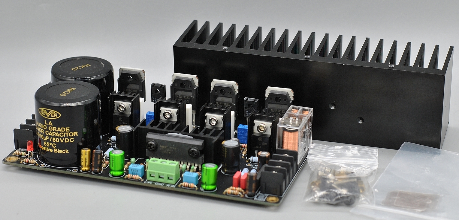 Обзор платы аудиоусилителя класса AB UPC2581V: темная лошадка / Аудио и ...