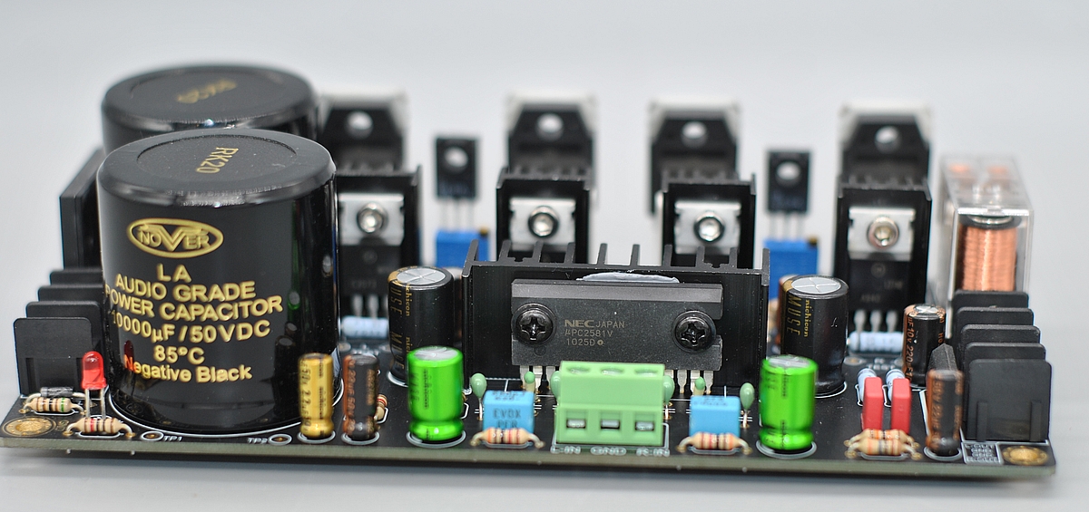 Обзор платы аудиоусилителя класса AB UPC2581V: темная лошадка / Аудио и ...