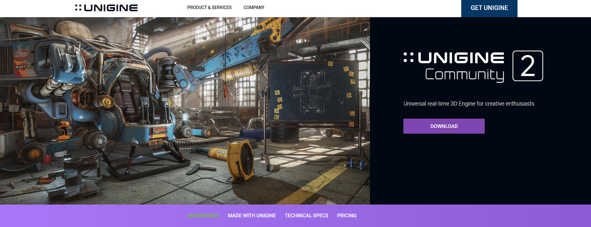 Игровой движок Unigine. Первый взгляд / Компьютерные и мобильные игры ...