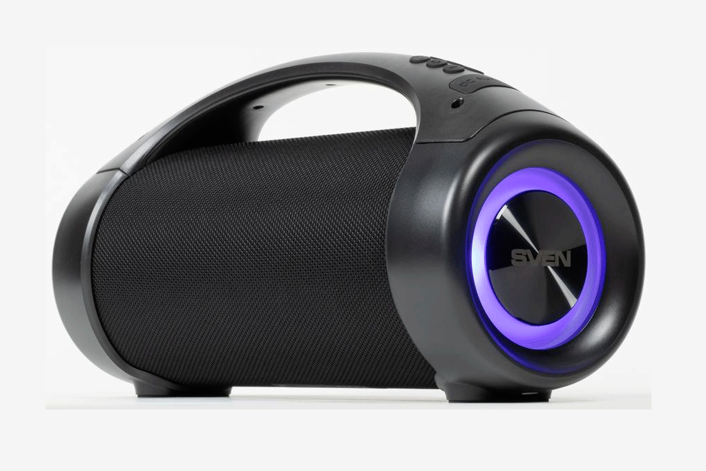 Портативная акустика Sven PS-370: красивый и громкий, но компактный бумбокс / Hi-Fi и цифровой ...