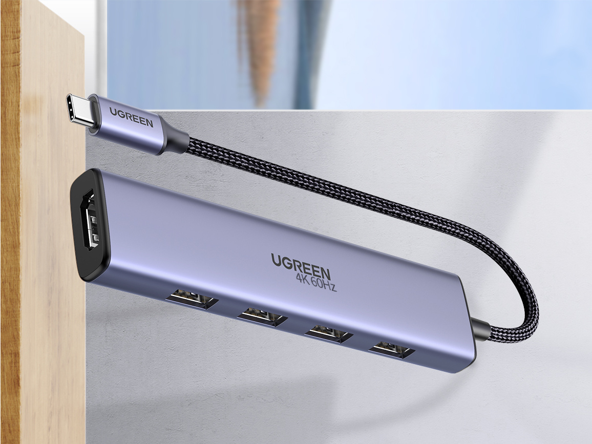 Обзор хаба Ugreen с четырьмя USB-портами и HDMI 4K 60 Гц / Мыши ...