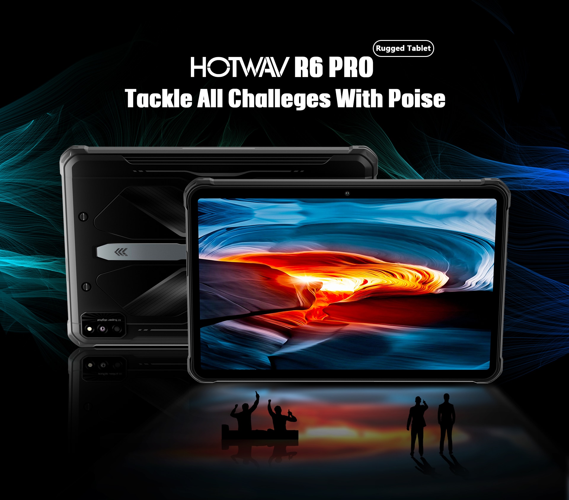 Заряженный планшет HOTWAV R6 Pro с памятью 8+128Гб и емким ...